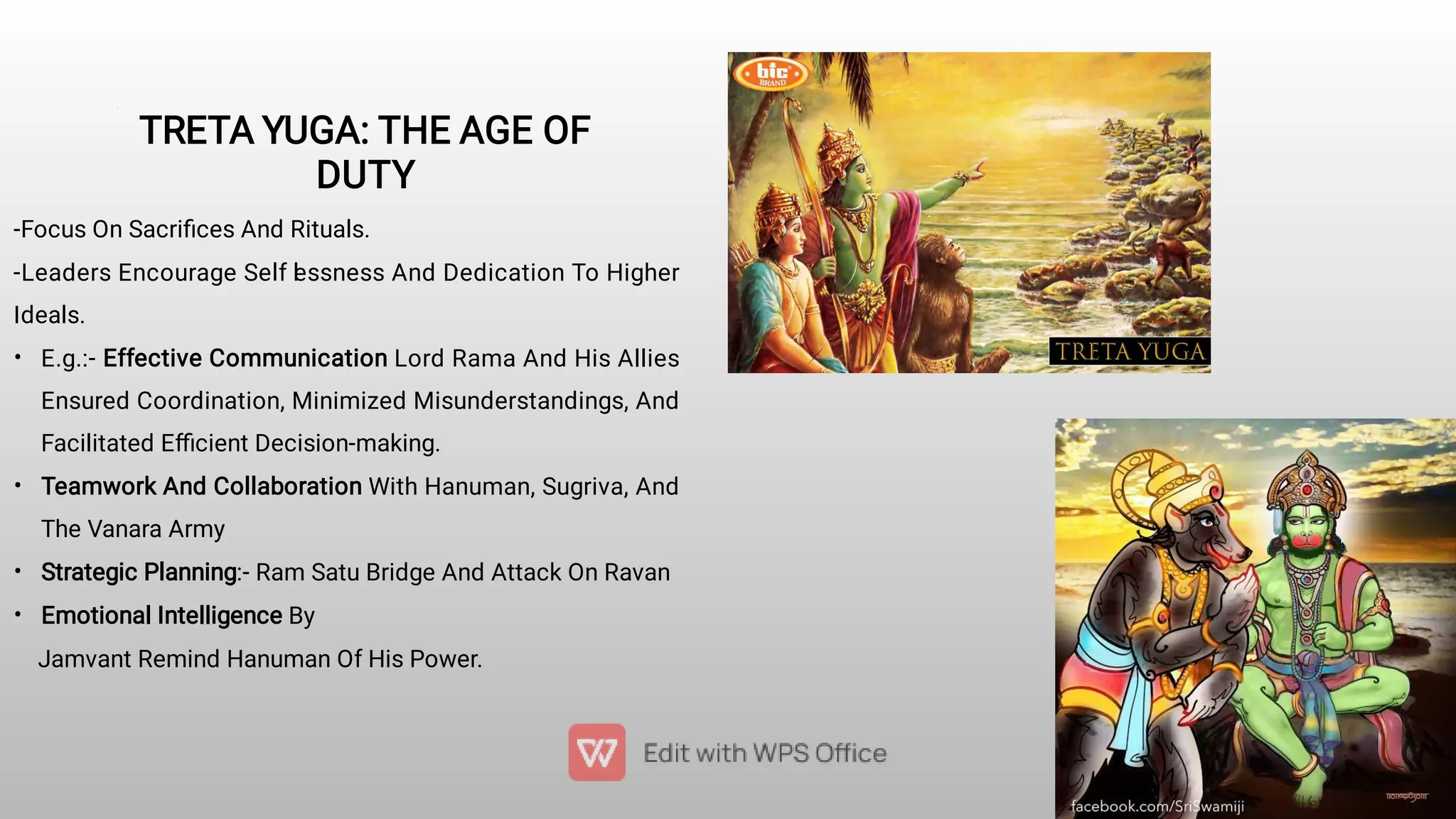 Presentation on four Yuga given in Hindu | PPT