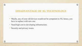 5G Technology | PPTX