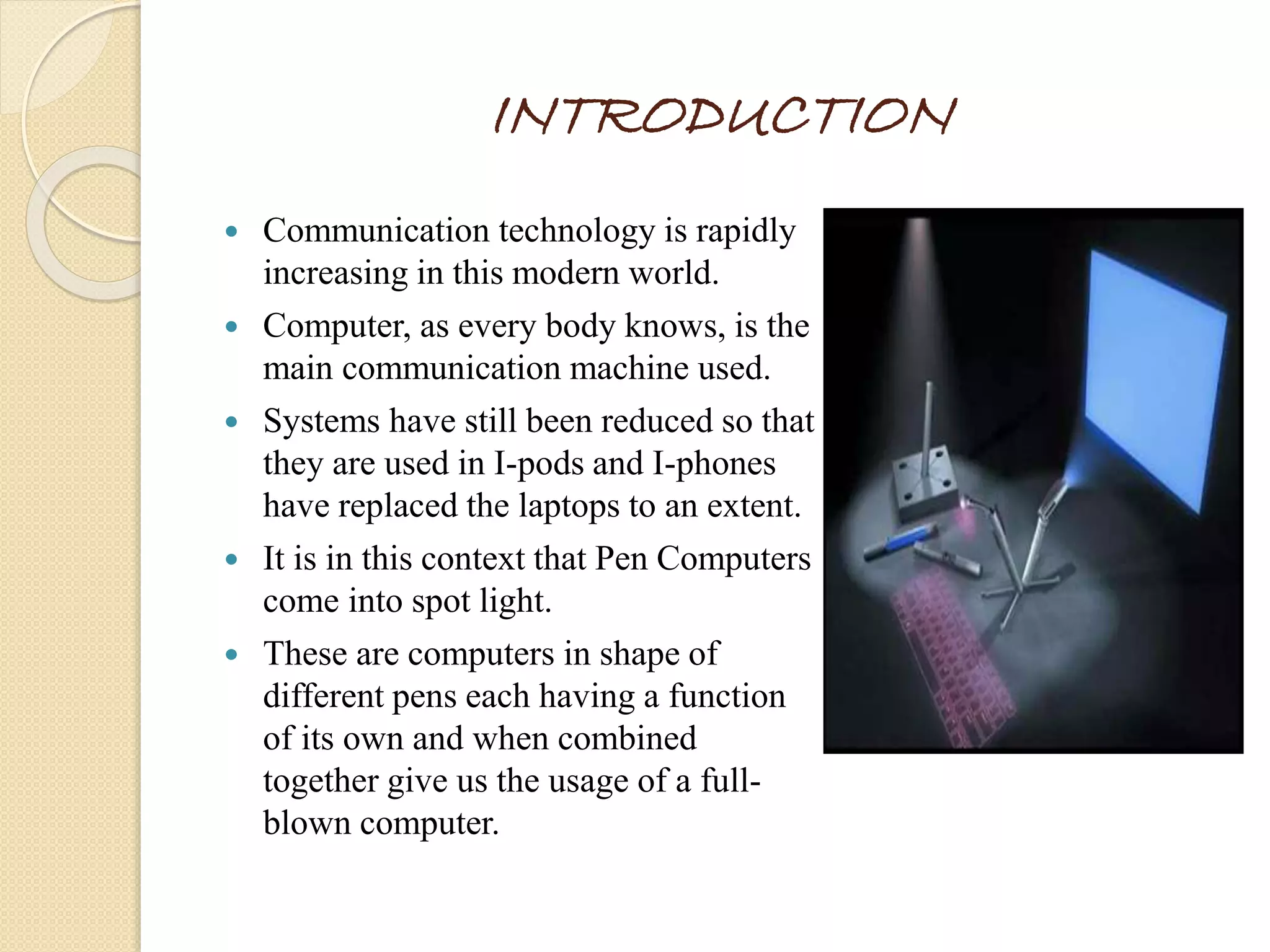 5 pen pc technology (P-ISM) | PPTX