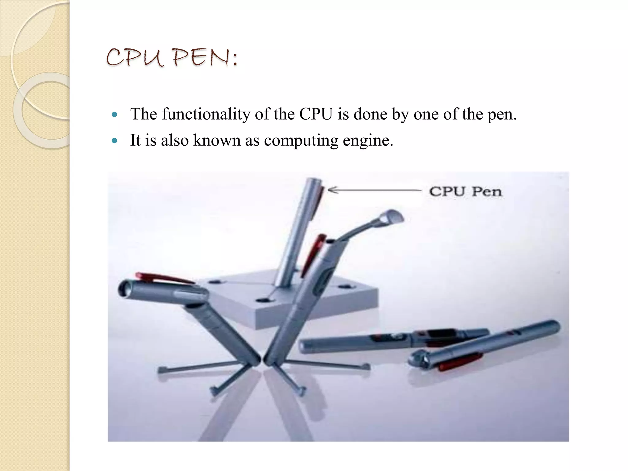 5 pen pc technology (P-ISM) | PPTX