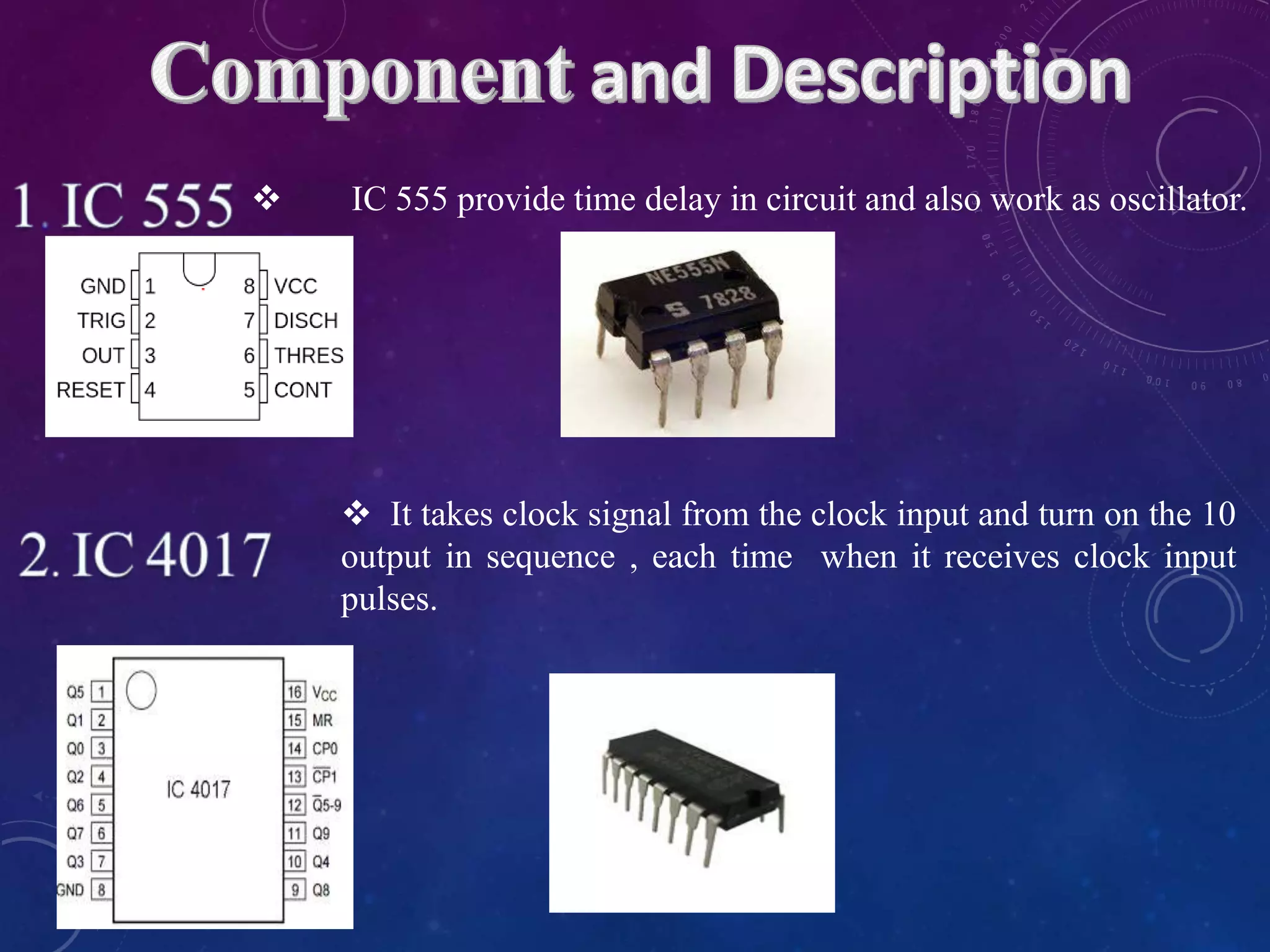 a project on automatic traffic control using IC 555 | PPTX
