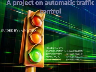 a project on automatic traffic control using IC 555 | PPTX