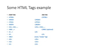 Web Technology | PPTX