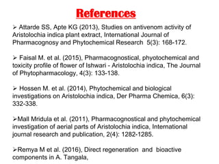 EXTRACTION AND IDENTIFICATION OF PHYTOCHEMICAL CONSTITUENT OF ...