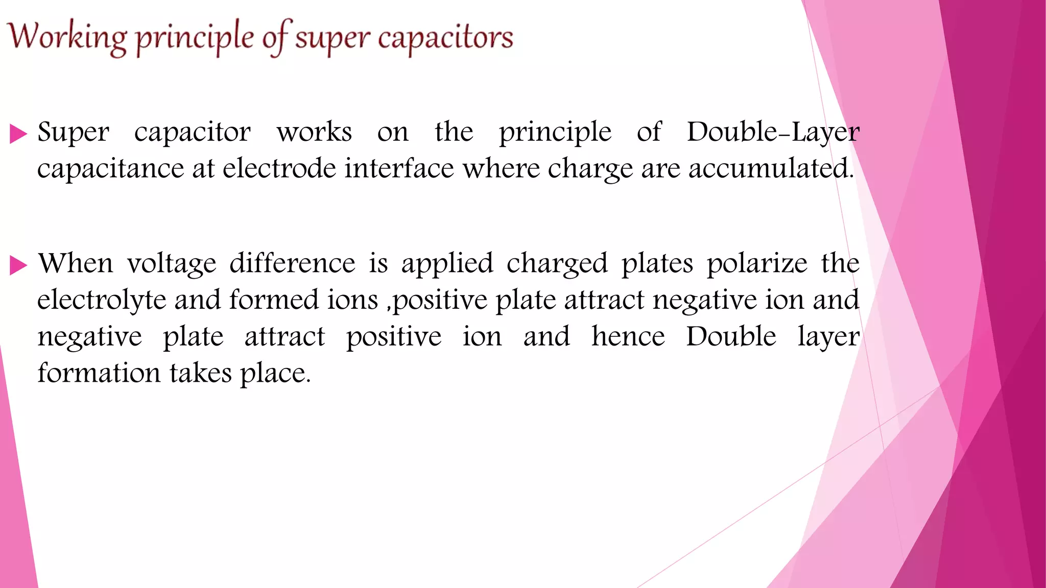 SUPERCAPACITORS | PPTX