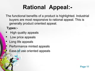Ppt of advertising appeal | PPT