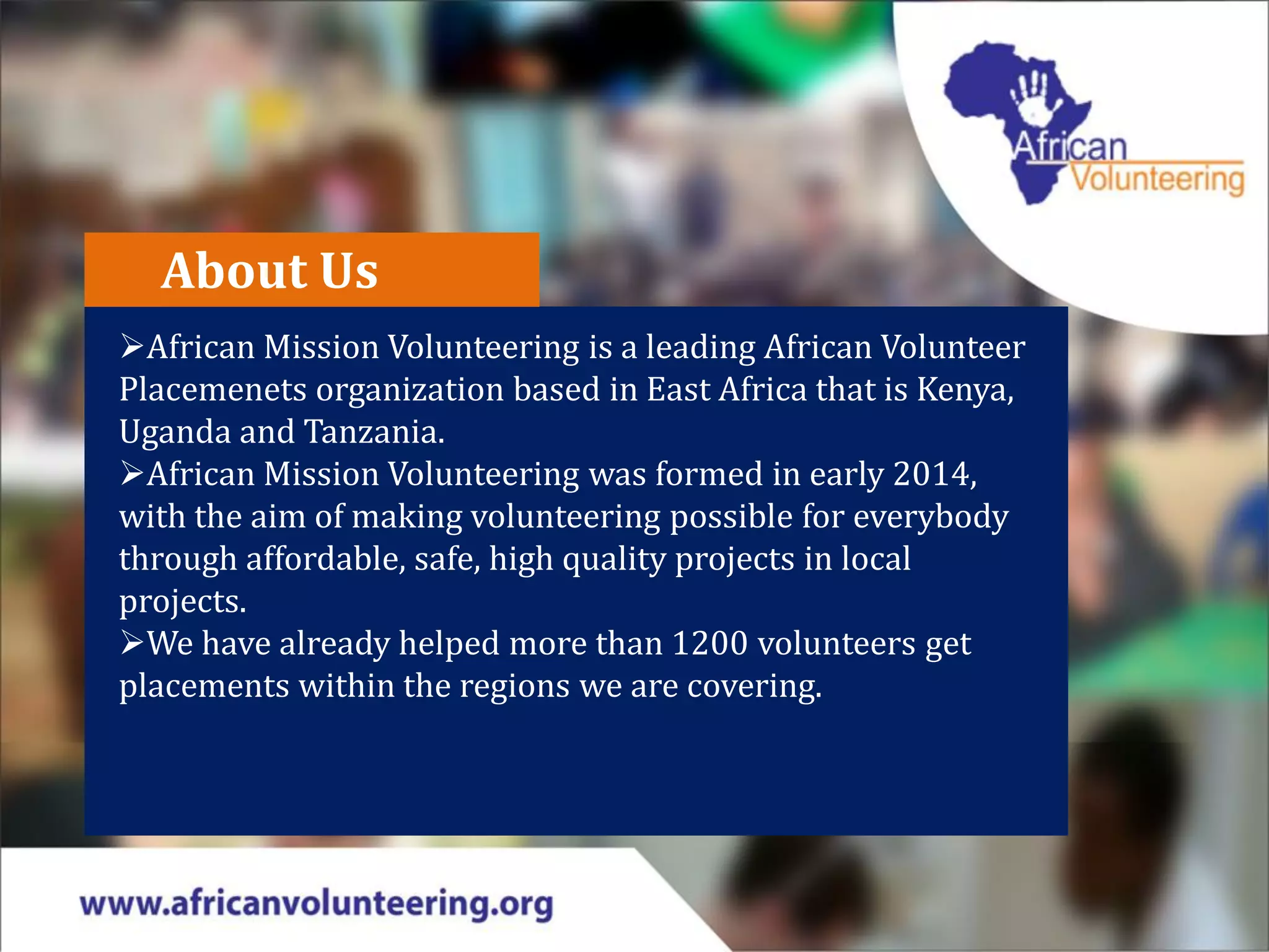 Volunteering Opportunities in Africa | PDF