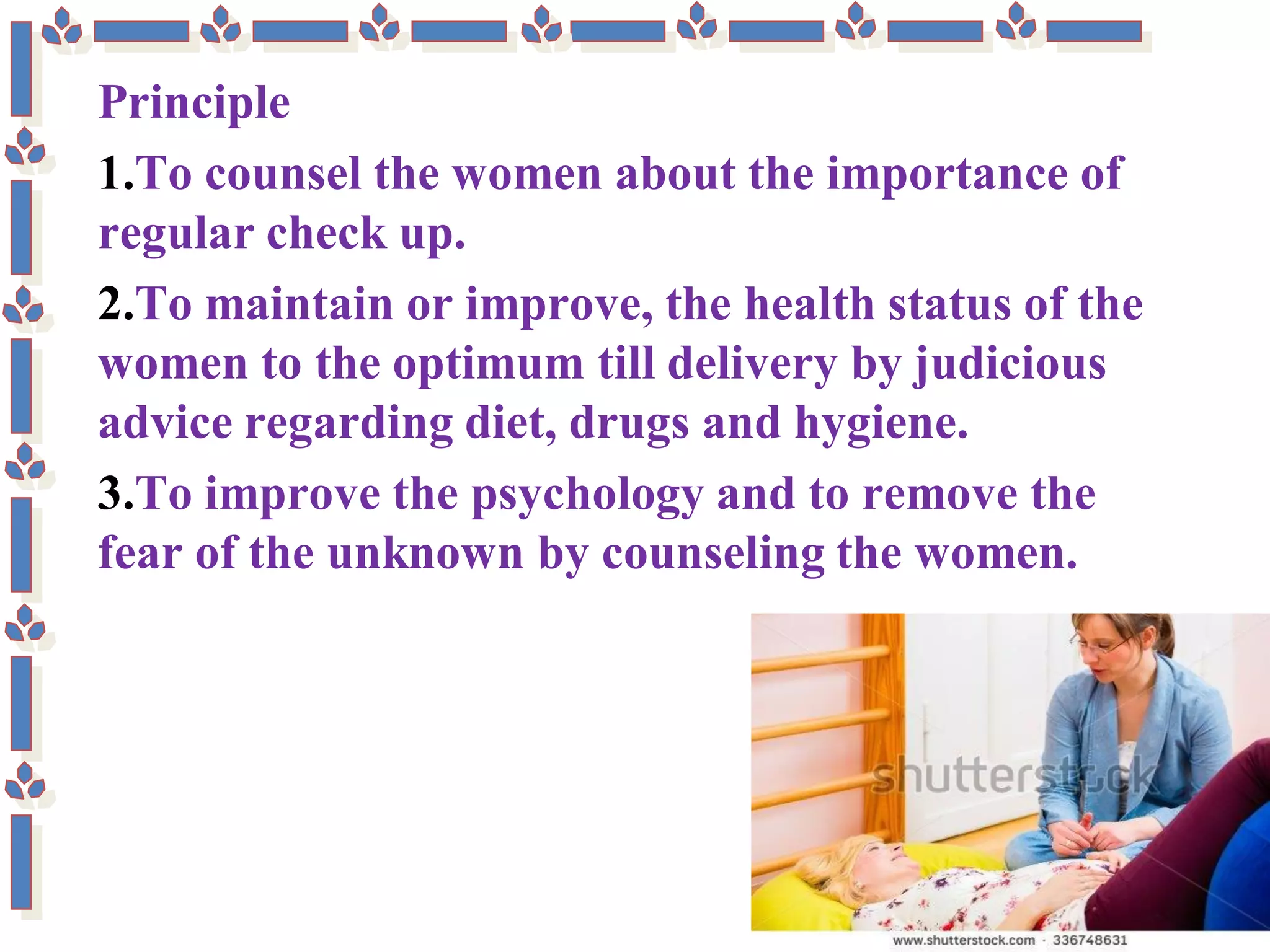 Antenatal Advice ppt. | PDF