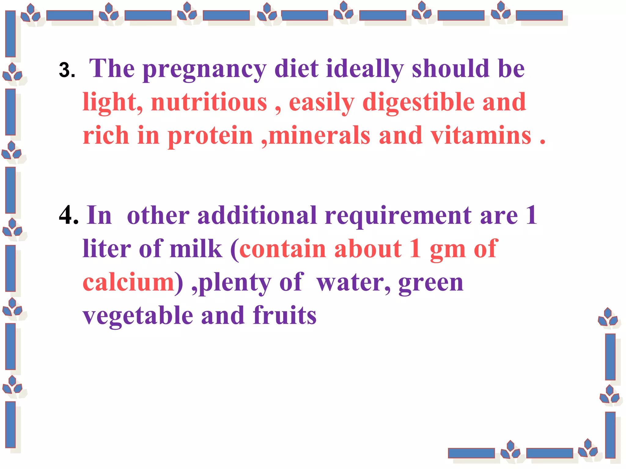 Antenatal Advice ppt. | PDF