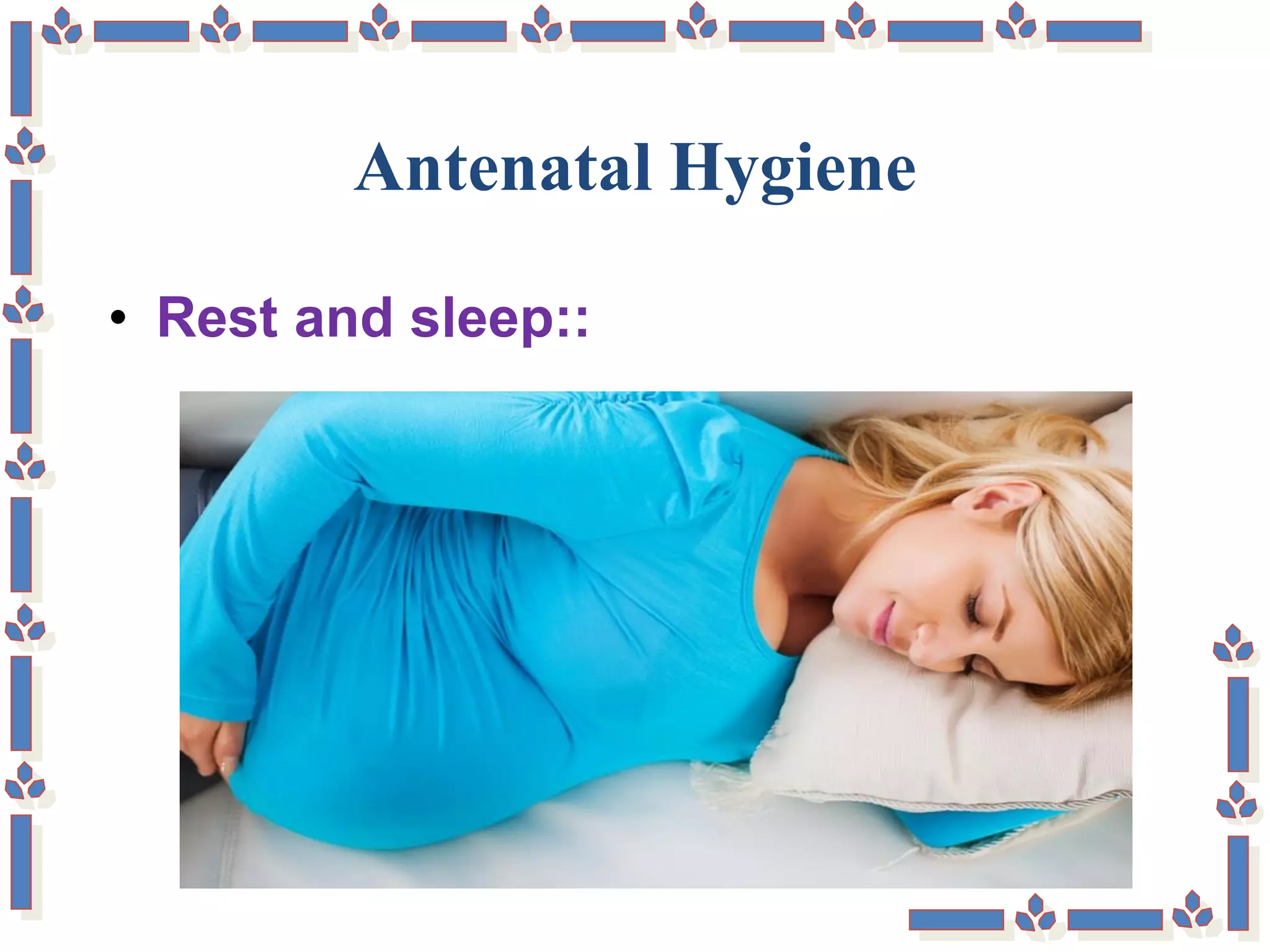 Antenatal Advice ppt. | PDF