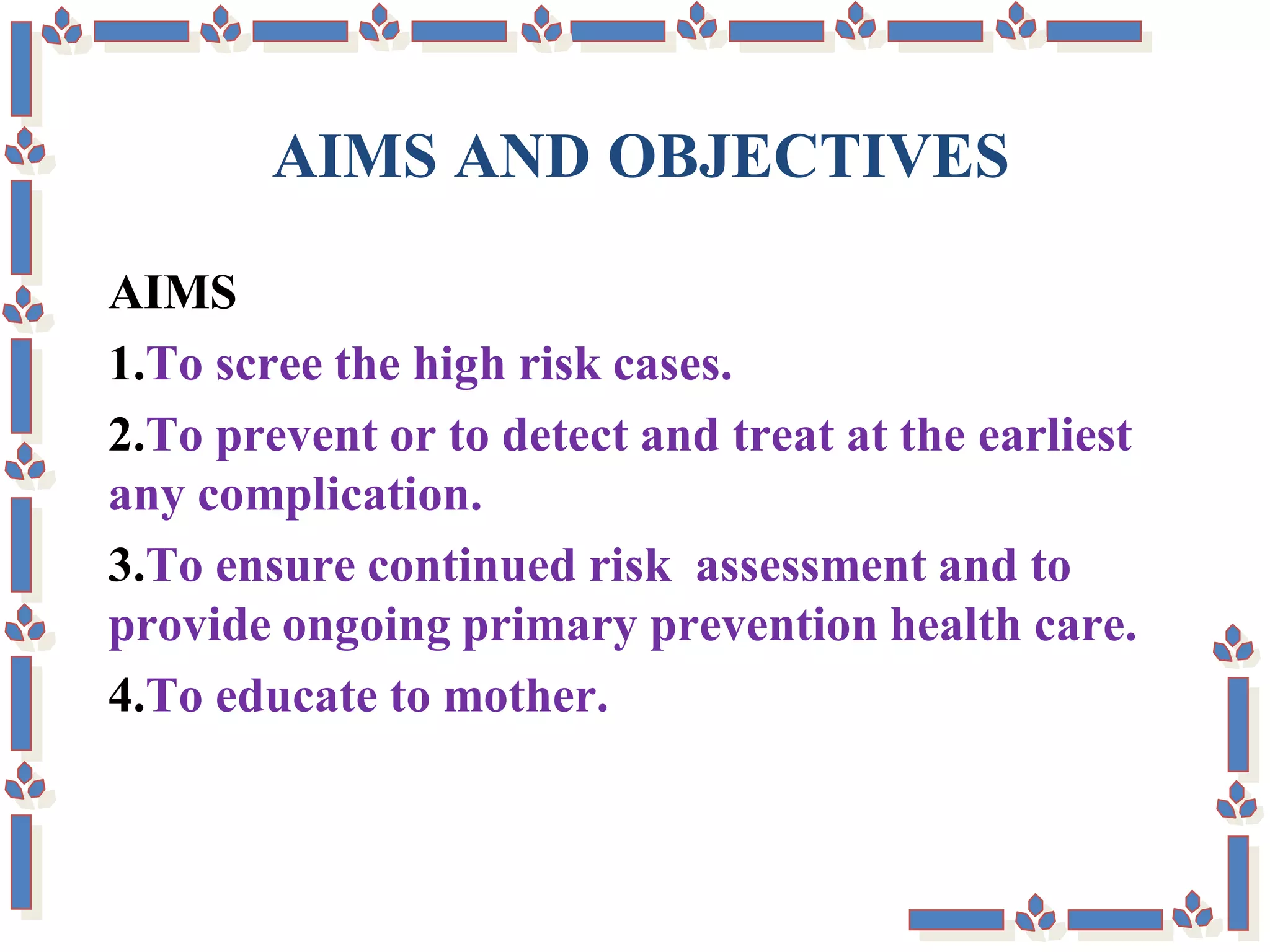 Antenatal Advice ppt. | PDF