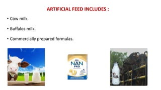 ppt of artificial feeding in children.pptx