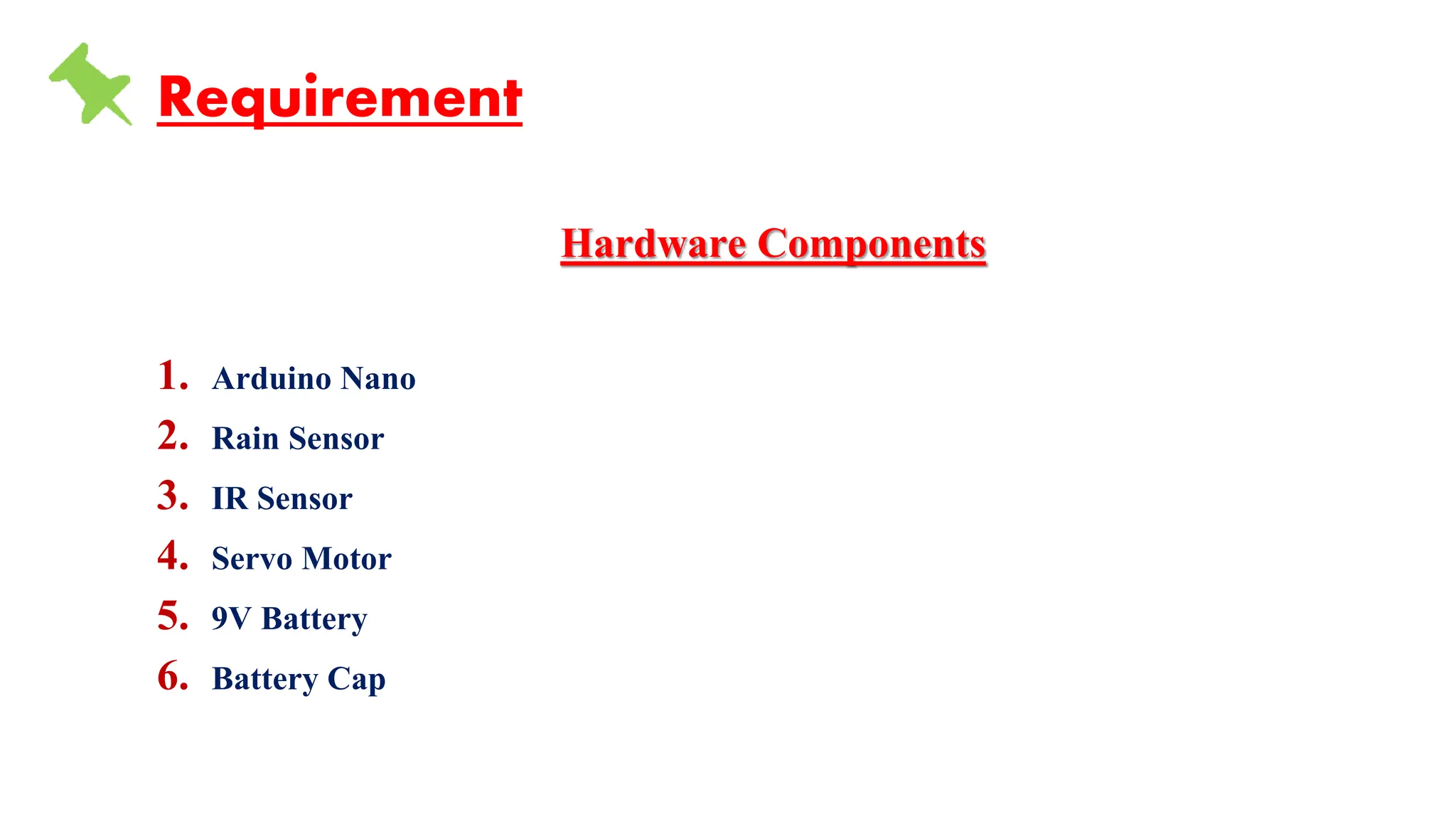 PPT of Automatic Rain Sensing Car Wiper Using Arduino Nano.pptx