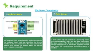 PPT of Automatic Rain Sensing Car Wiper Using Arduino Nano.pptx
