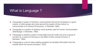PPT OF BASIC UNDERSTANDING ON PHILOSOPHY OF LANGUAGE (THE THIRD GROUP ...