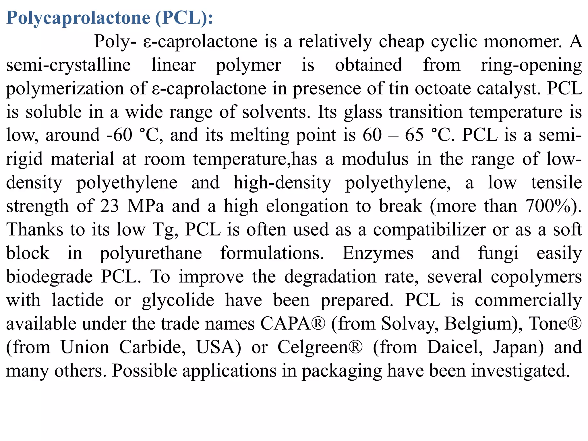 Ppt of biodegradable packaging | PPTX
