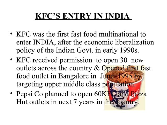 Ppt of kfc case study | PPT | Food Industry | Industries