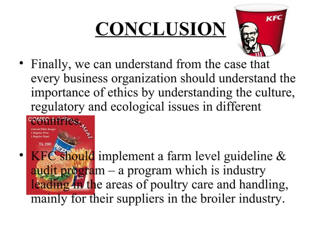 Ppt of kfc case study | PPT | Food Industry | Industries