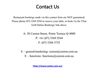 The Caxton Hotel | PPT