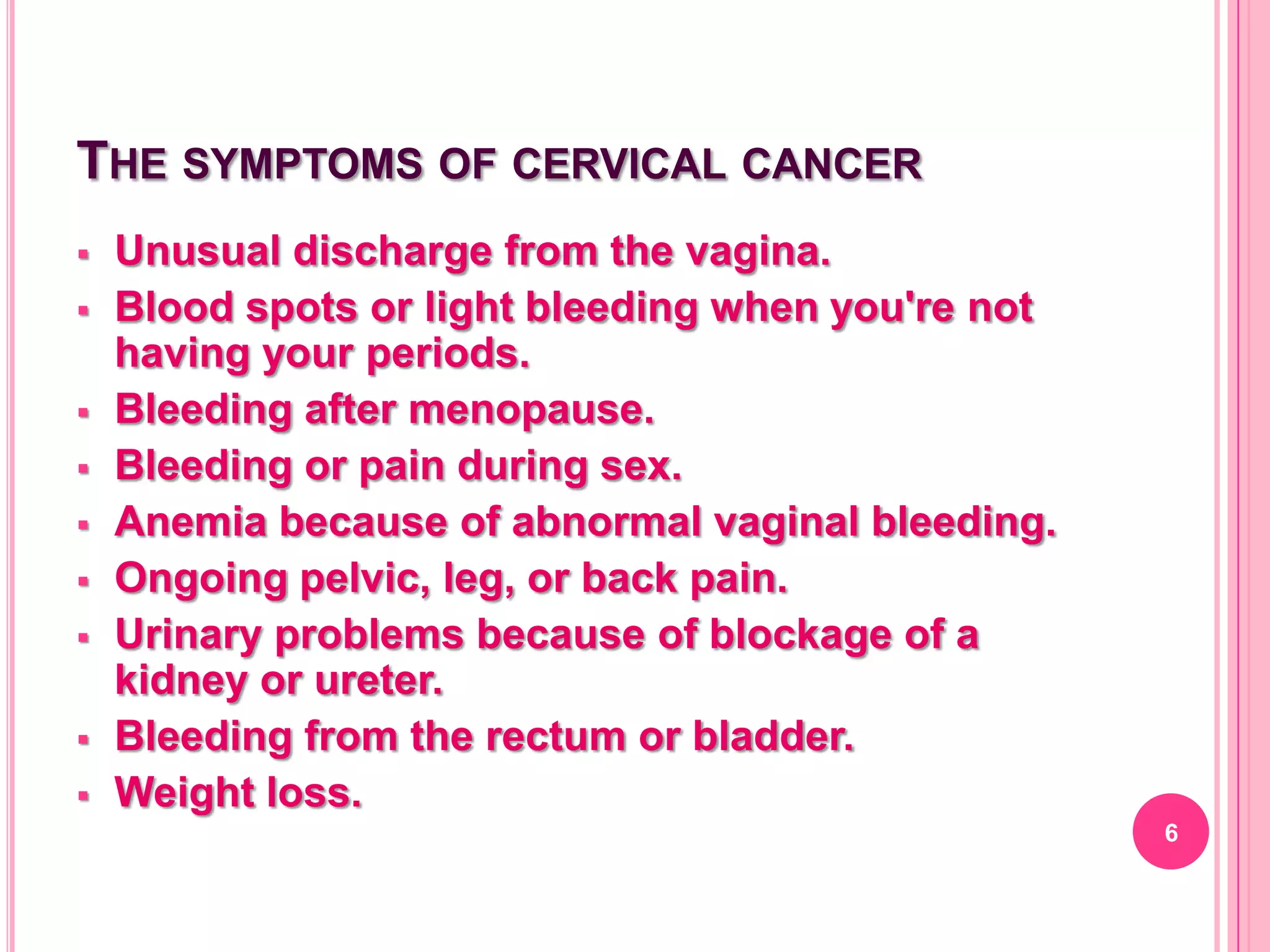 Cervical Cancer Awareness | PPTX