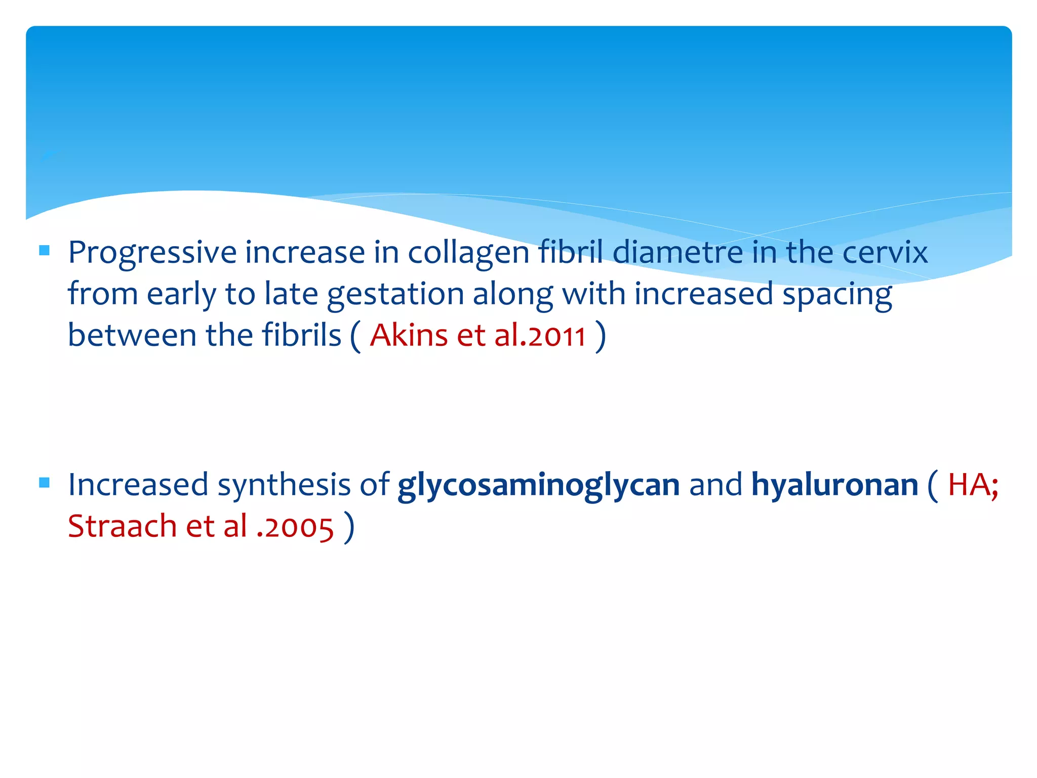 Molecular Mechanism of Cervical Ripening | PPT