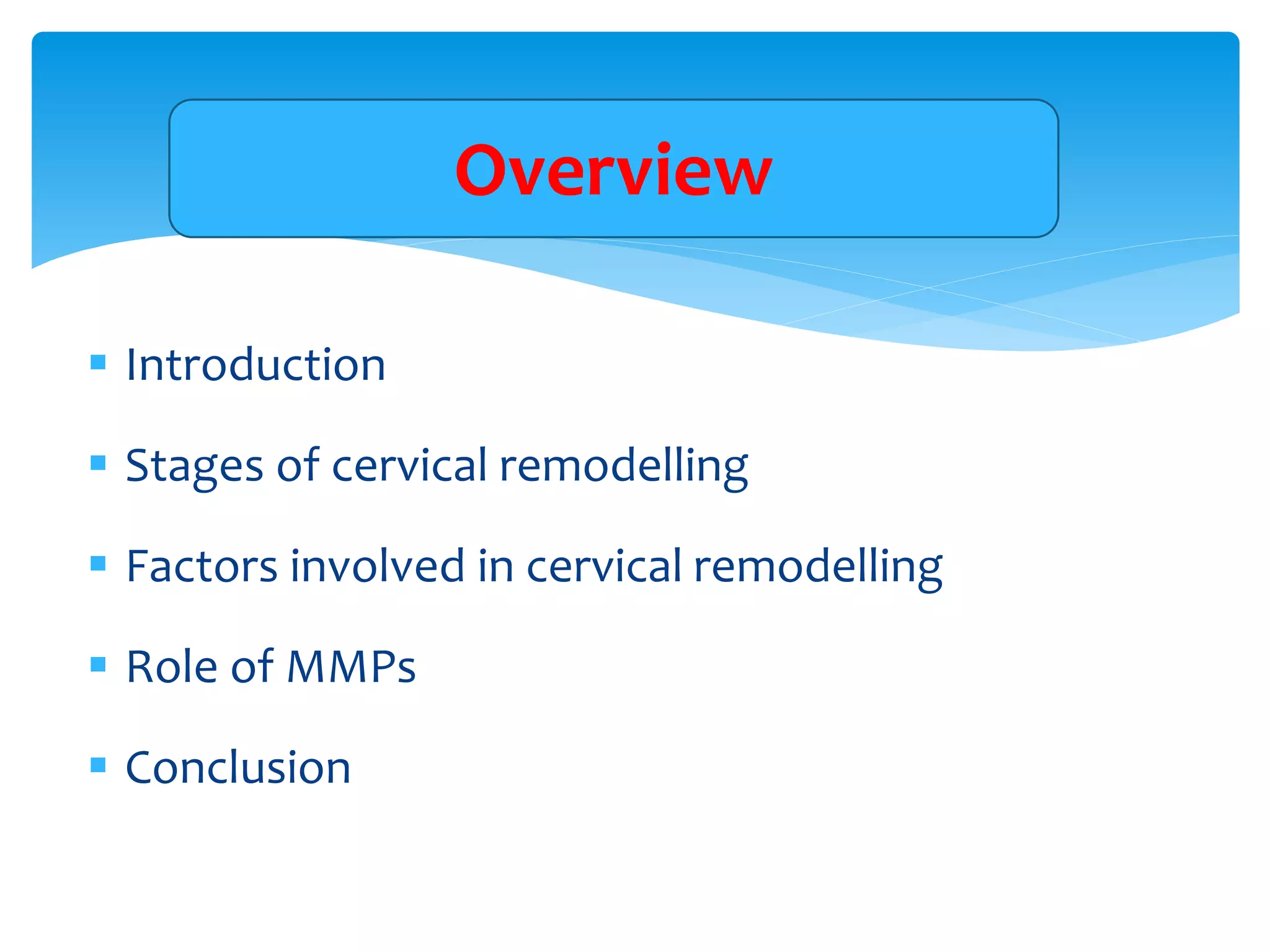 Molecular Mechanism of Cervical Ripening | PPT