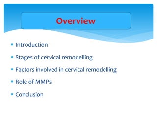 Molecular Mechanism of Cervical Ripening | PPT