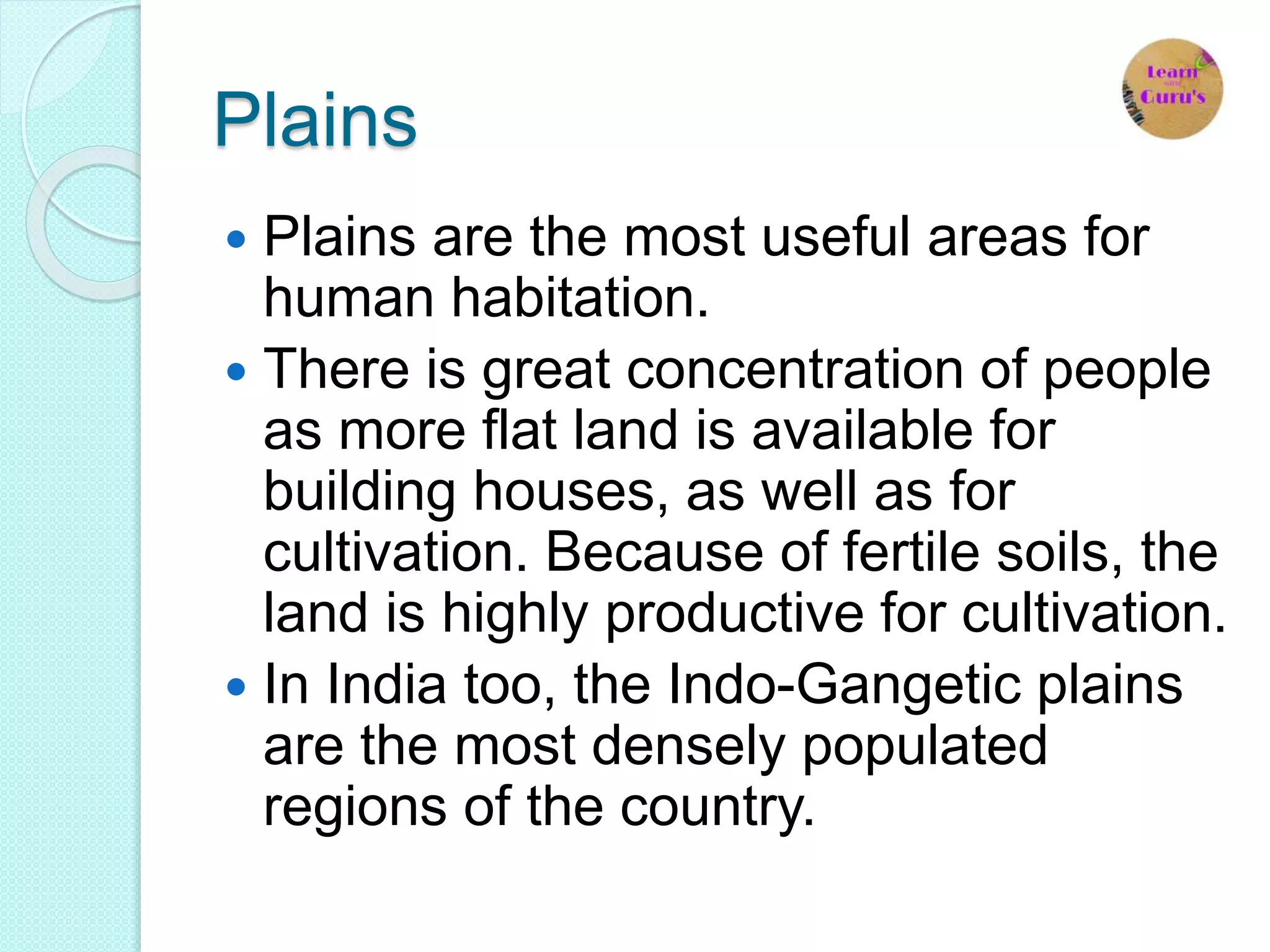 ppt of ch-6 class6 Geography major landforms of the Earth | PPTX