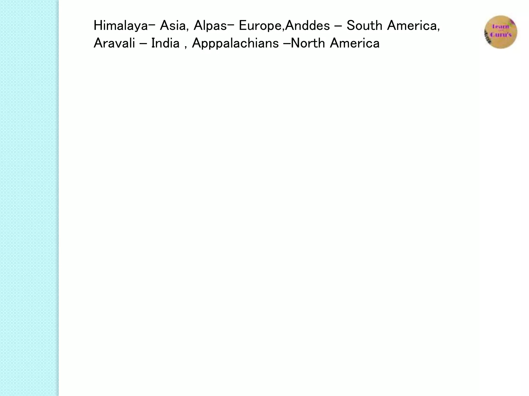ppt of ch-6 class6 Geography major landforms of the Earth | PPTX