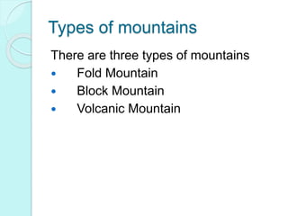 ppt of ch-6 class6 Geography major landforms of the Earth | PPTX