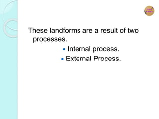 ppt of ch-6 class6 Geography major landforms of the Earth | PPTX
