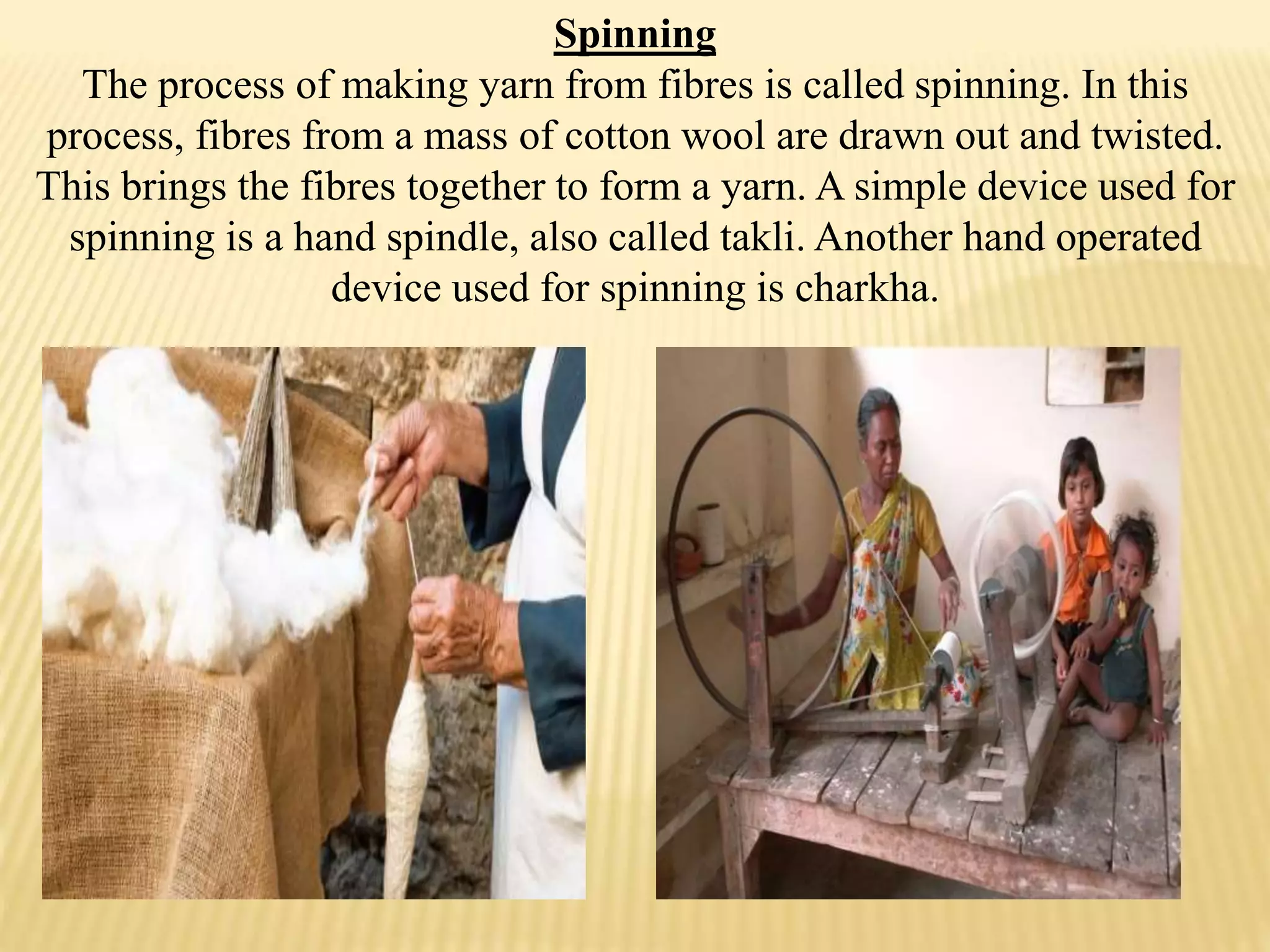 Fibre to fabric of class 6 | PPTX