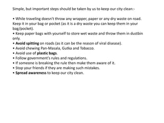 Ppt of clean india | PPTX