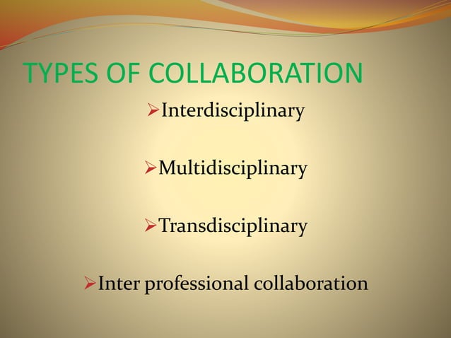 collaboration issues and models | PPTX
