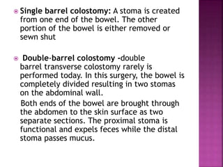 Ppt of colostomy | PPTX