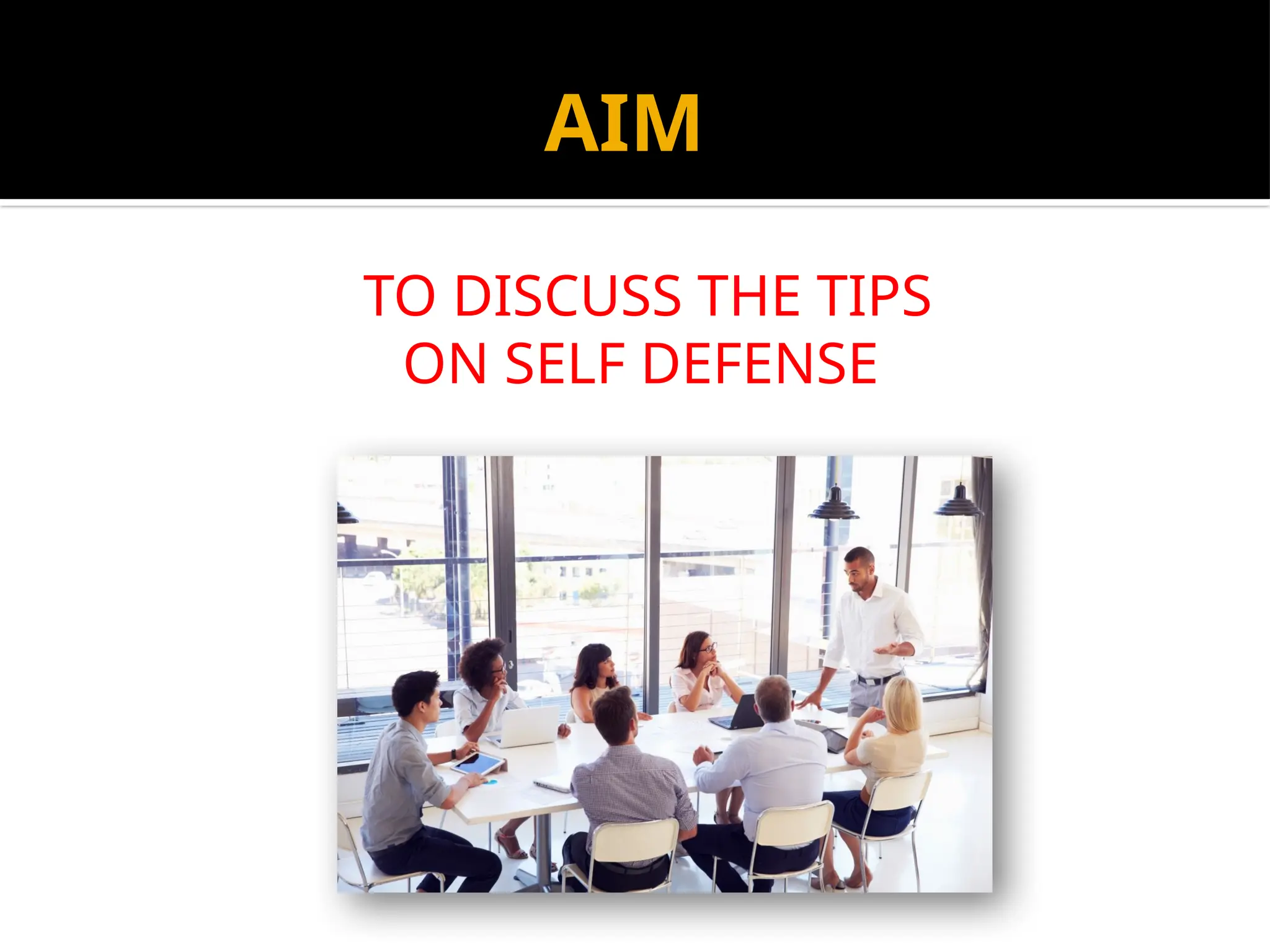 PPT of self defence for young students specially girls | PPTX