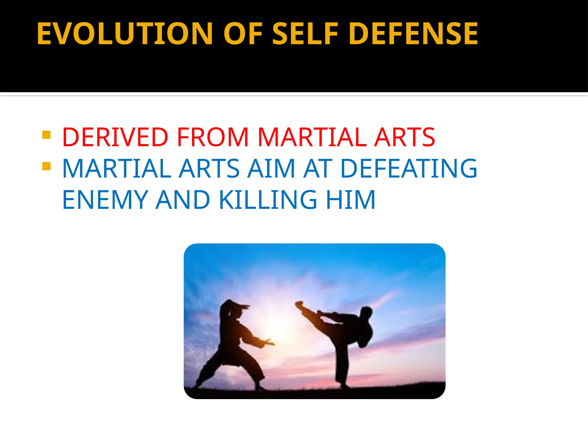 PPT of self defence for young students specially girls | PPTX