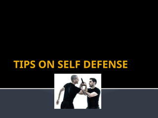 PPT of self defence for young students specially girls | PPTX