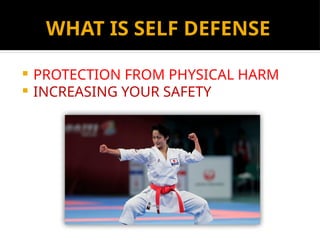 PPT of self defence for young students specially girls | PPTX