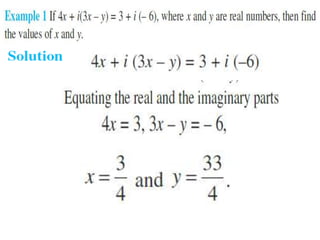 Ppt of complex numbers and Quadratic equations. | PPT