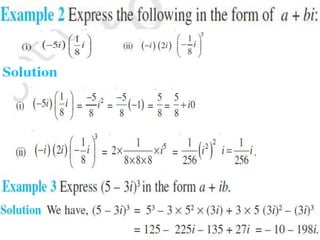 Ppt of complex numbers and Quadratic equations. | PPT