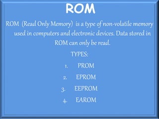 Ppt of SOFTWARE AND MEMORY | PPT