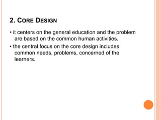 CRAFTING THE CURRICULUM | PPTX