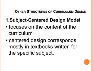 CRAFTING THE CURRICULUM | PPTX