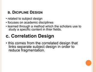 CRAFTING THE CURRICULUM | PPTX