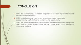 csr activities of 4 different companies | PPTX