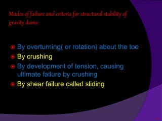 Ppt of design of dams | PPTX