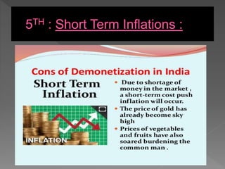 Drawback effects of Demonetization | PPT