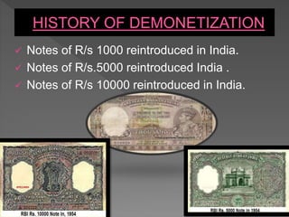 Drawback effects of Demonetization | PPT
