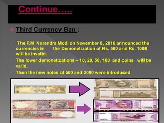 Drawback effects of Demonetization | PPT